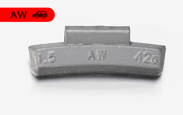 China AW Type Lead Clip On Wheel Weights manufacturers and suppliers ...